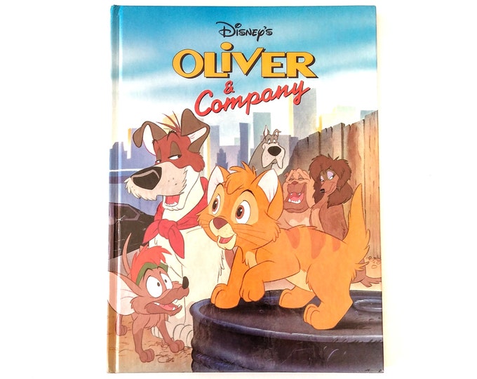 Oliver and Company Disney Mouse Works Large Hardcover Childrens Book ...