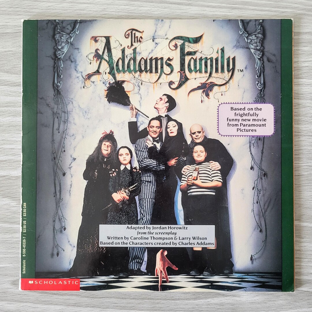 The Addams Family Movie 1991 Vintage Softcover Childrens Book Film ...