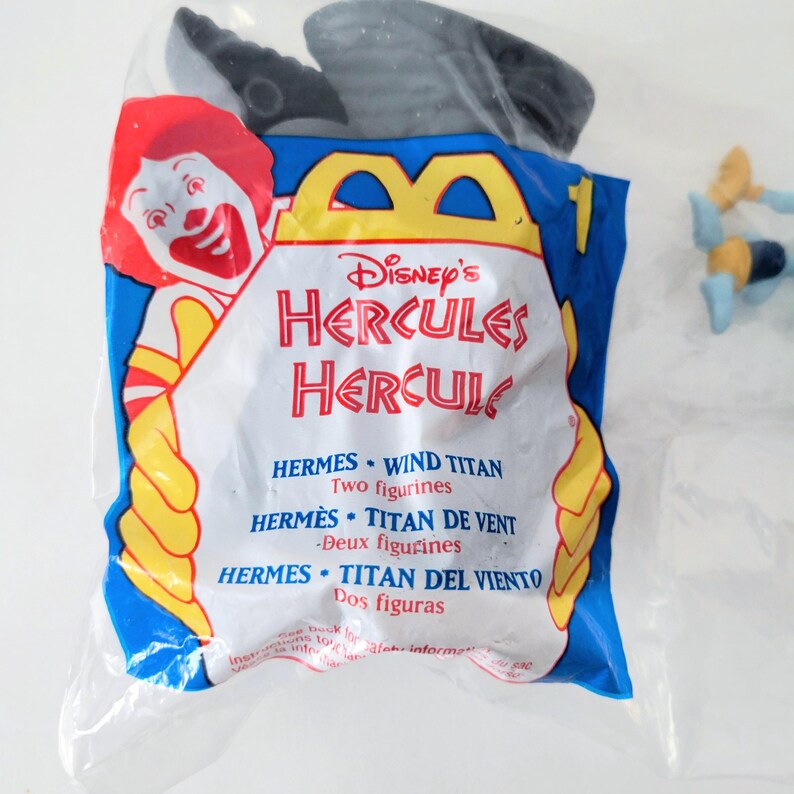 Disney Hercules Hermes and Wind Titan Mcdonalds Happy Meal Toy SEALED ...