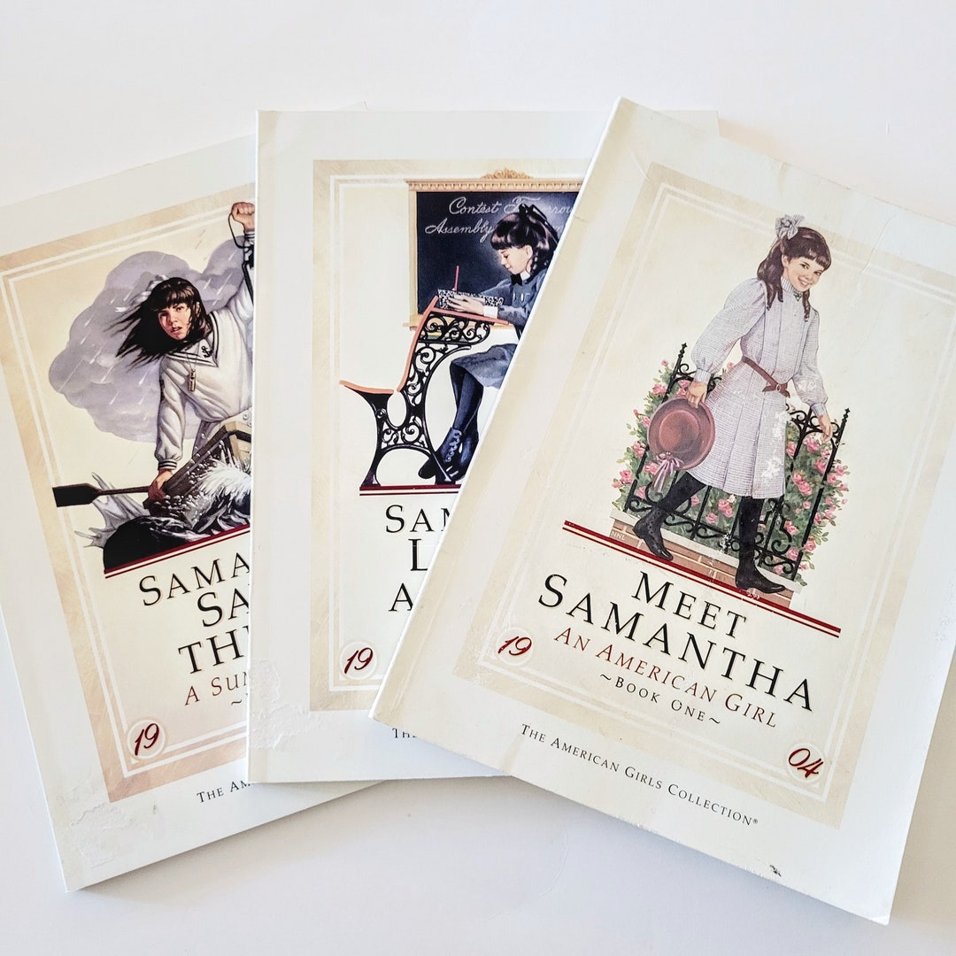 Vintage American Girl Samantha Book Lot, Meet Samantha, Learns a Lesson ...