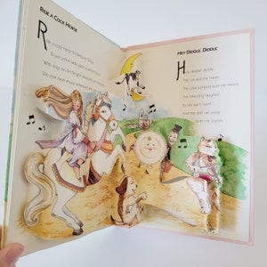 Vintage Mother Goose Pop up Books, Set of 2, Rhymes About Children ...