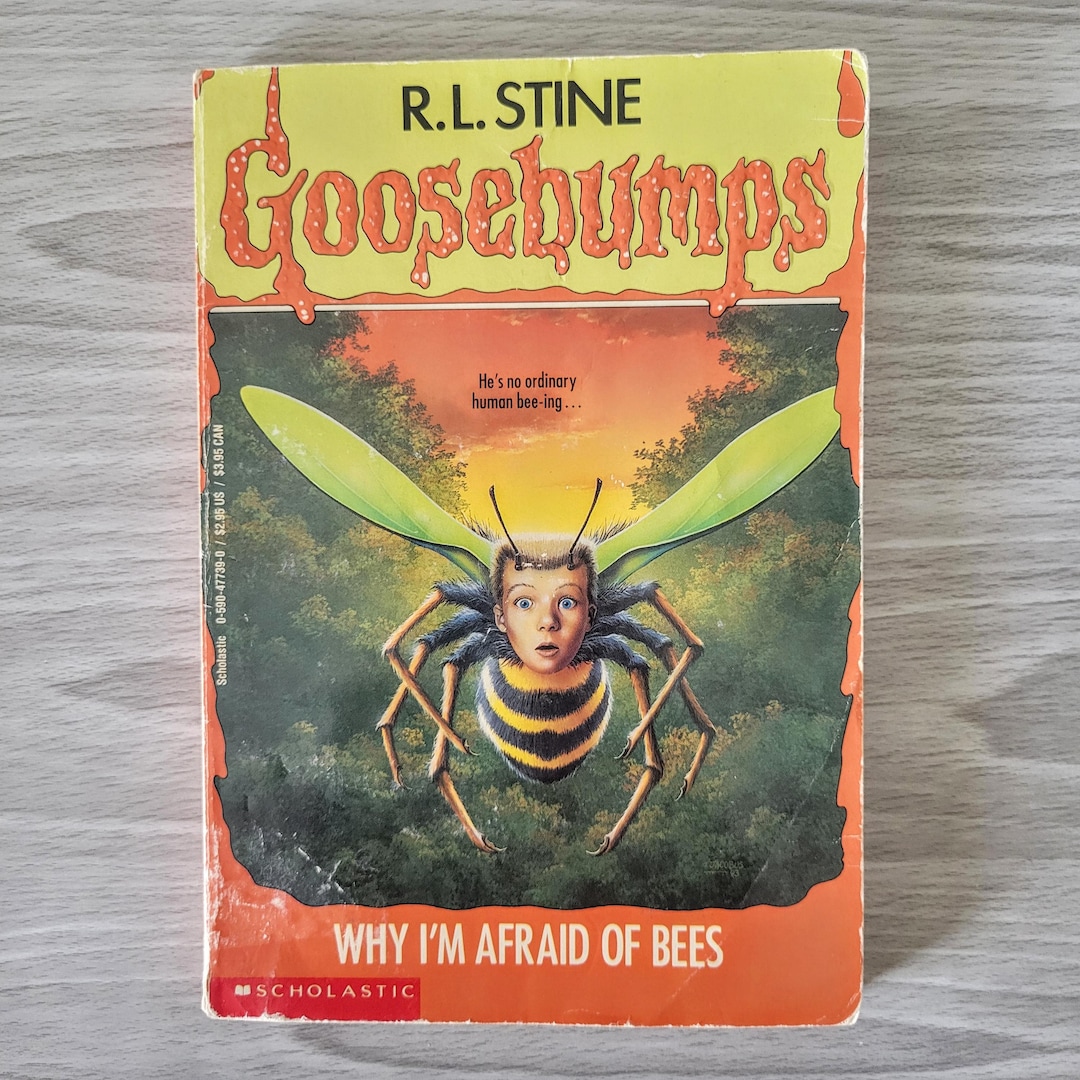 Goosebumps Why I'm Afraid of Bees by RL Stine 1994 Vintage Paperback ...
