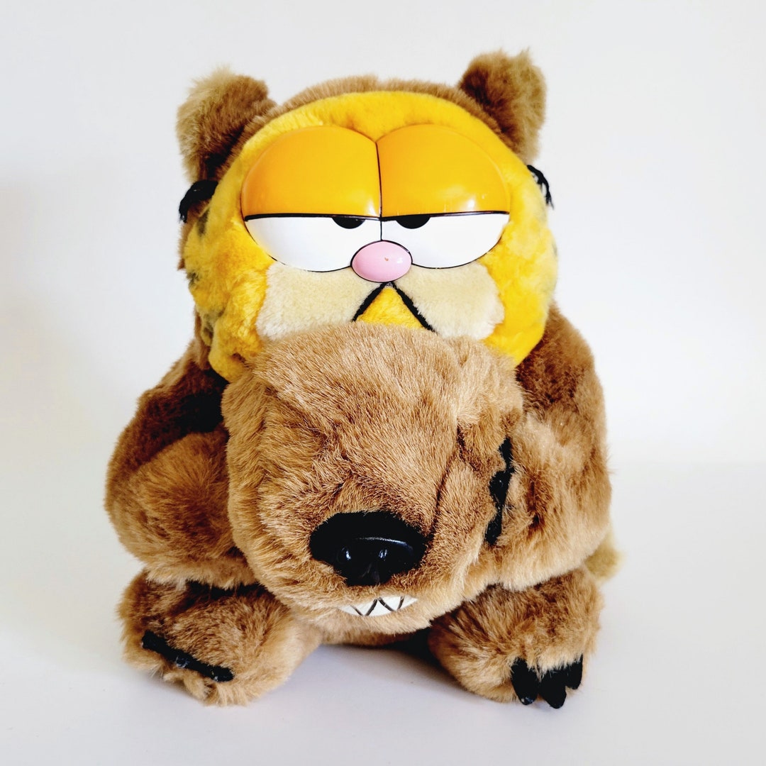 Vintage Garfield Furry Tales Big Bad Wolf Costume Plush Toy Stuffed ...