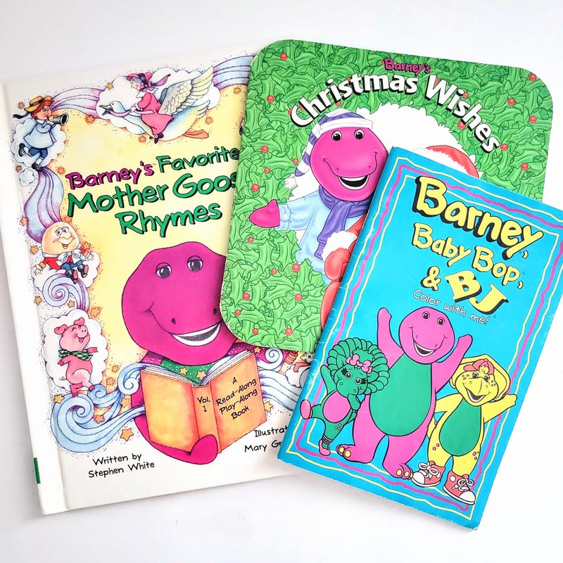 Barney Book - Etsy