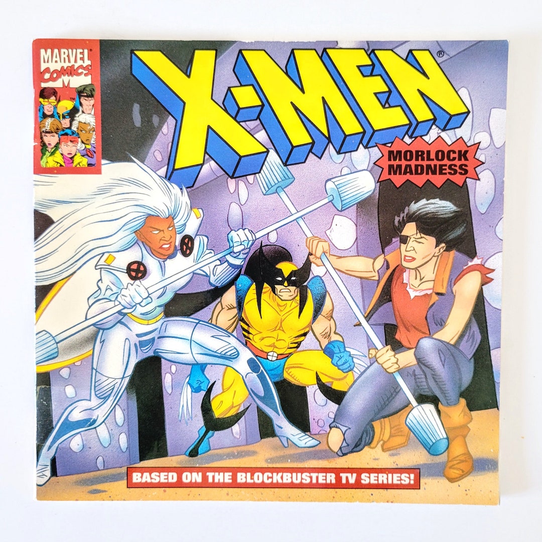 Marvel X-men Morlock Madness 1993 Vintage Softcover Childrens Book ...