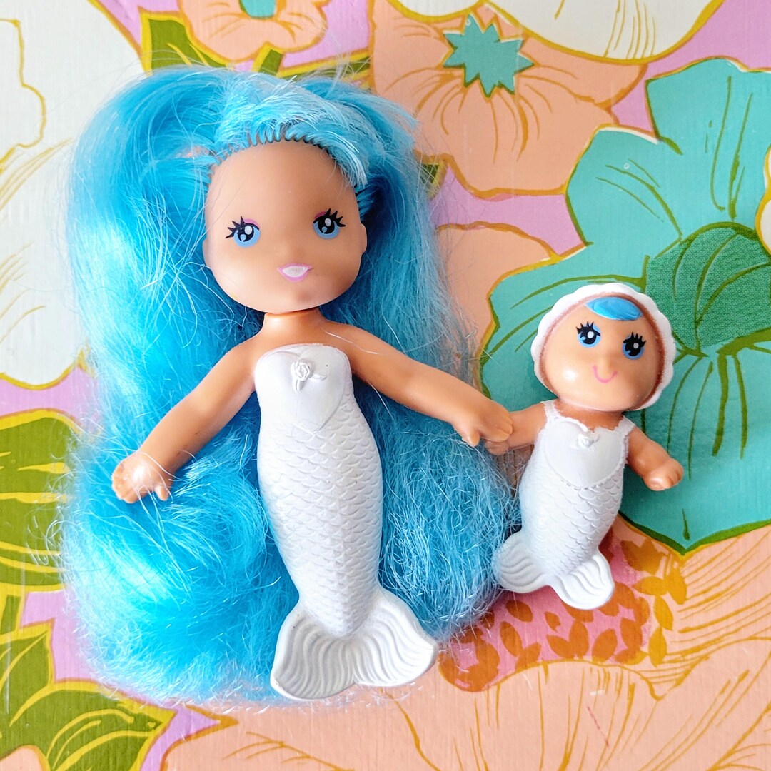 Kenner Sea Wees Tropigals Camille and Baby Cascade Vintage Mermaid Toys ...