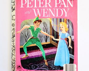 Peter Pan and Wendy Little Golden Book/ Vintage Walt Disney Peter Pan ...