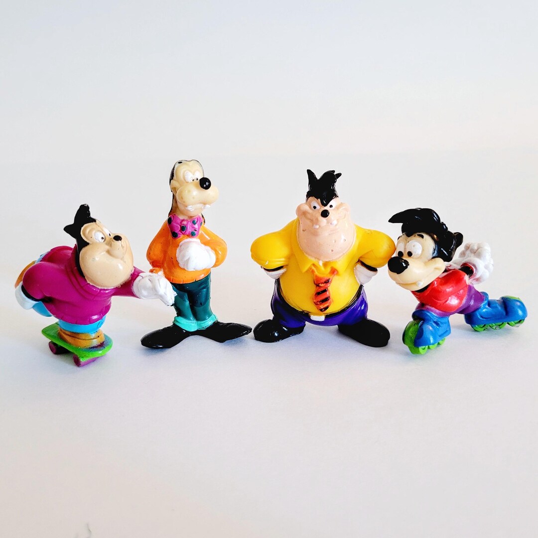 Goof Troop PVC Figures, Set of 4, Vintage 90s Disney Kelloggs Cereal ...