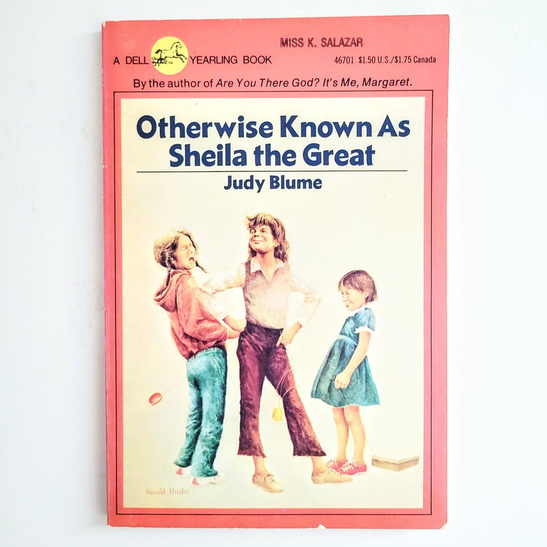 Otherwise Known as Sheila the Great by Judy Blume 1980 Vintage ...