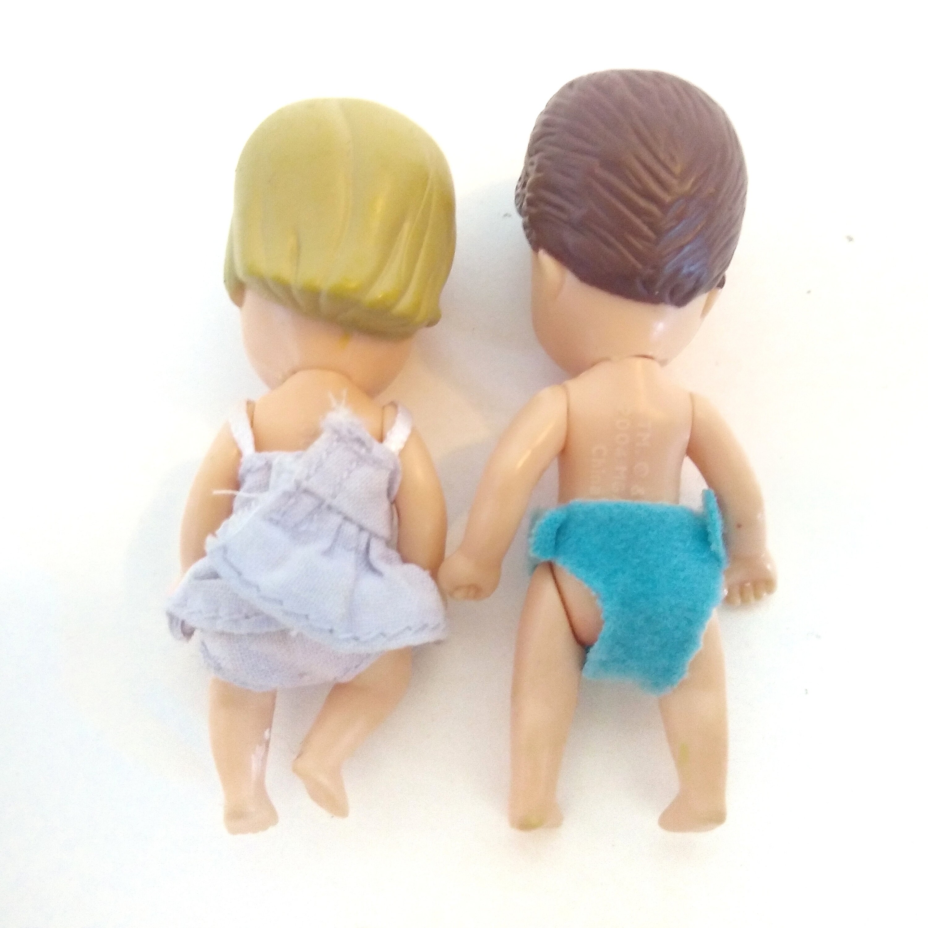 Quints Dolls Set of 2 Boy and Girl in Diaper and Dress MGA - Etsy