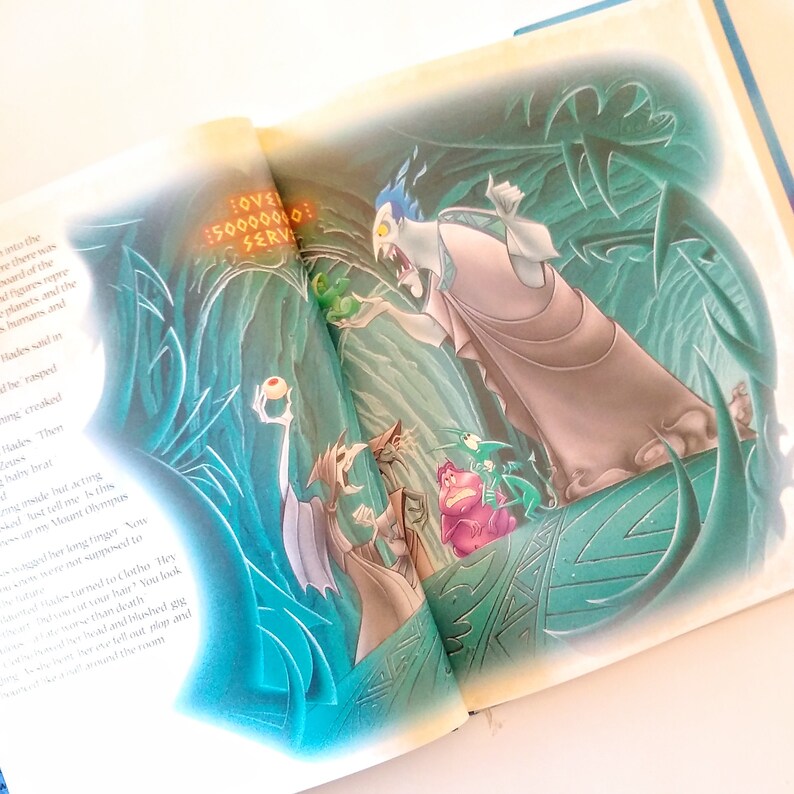 Disney Hercules Illustrated Classic 1997 Hardcover Storybook - Etsy