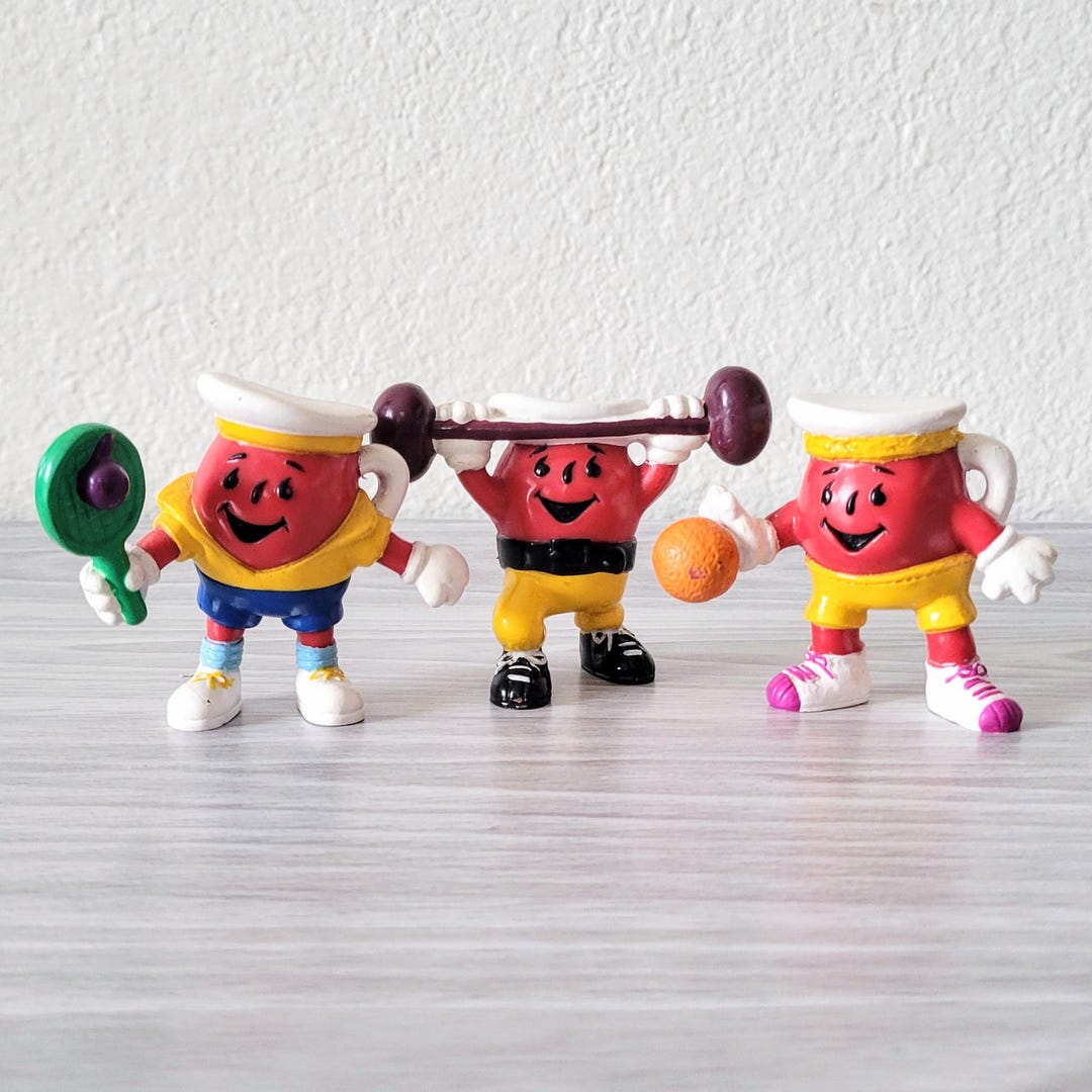 Vintage Kool Aid Man PVC Figures Set of 3 Kraft General Foods 1990s - Etsy