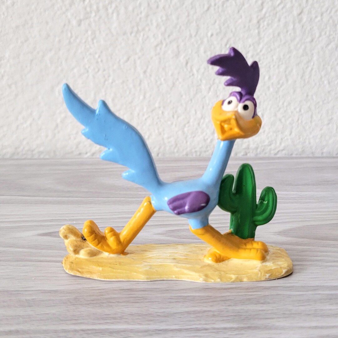 Vintage Looney Tunes Road Runner Bully West Germany PVC Figure Toy 1984 ...