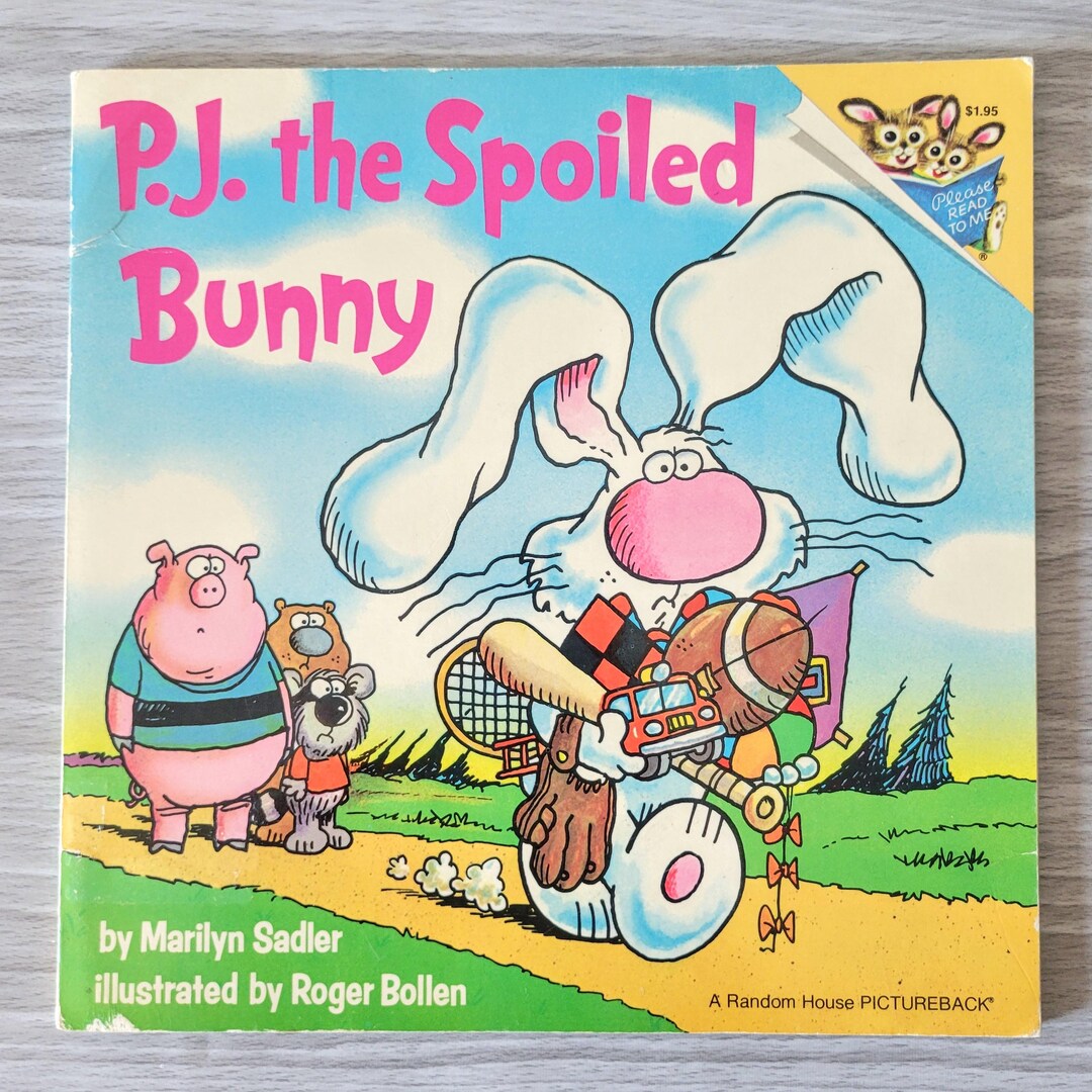 PJ the Spoiled Bunny Childrens Book - Etsy