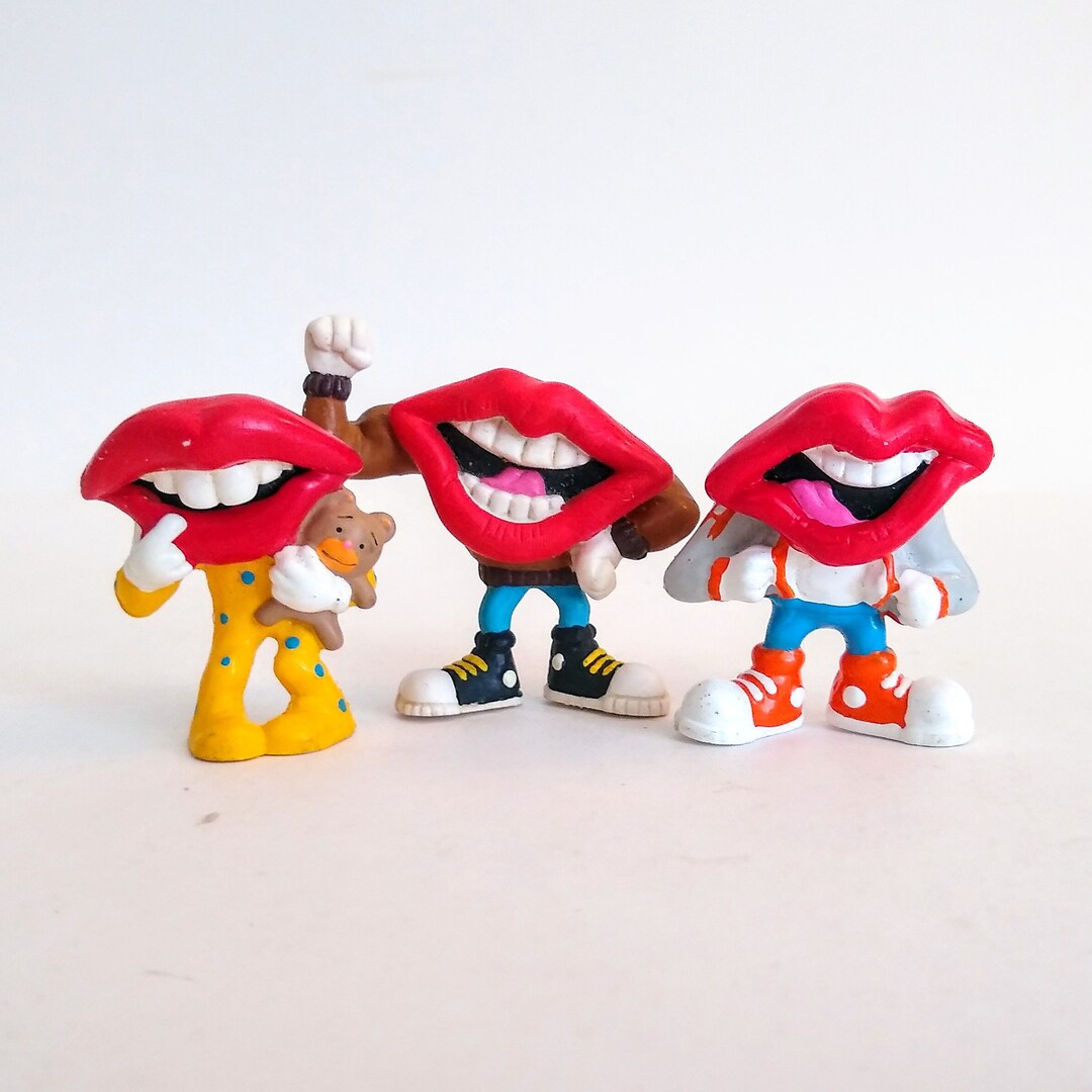 Vintage 1989 Tang Hot Lips Applause PVC Figures Lot of 3 - Etsy