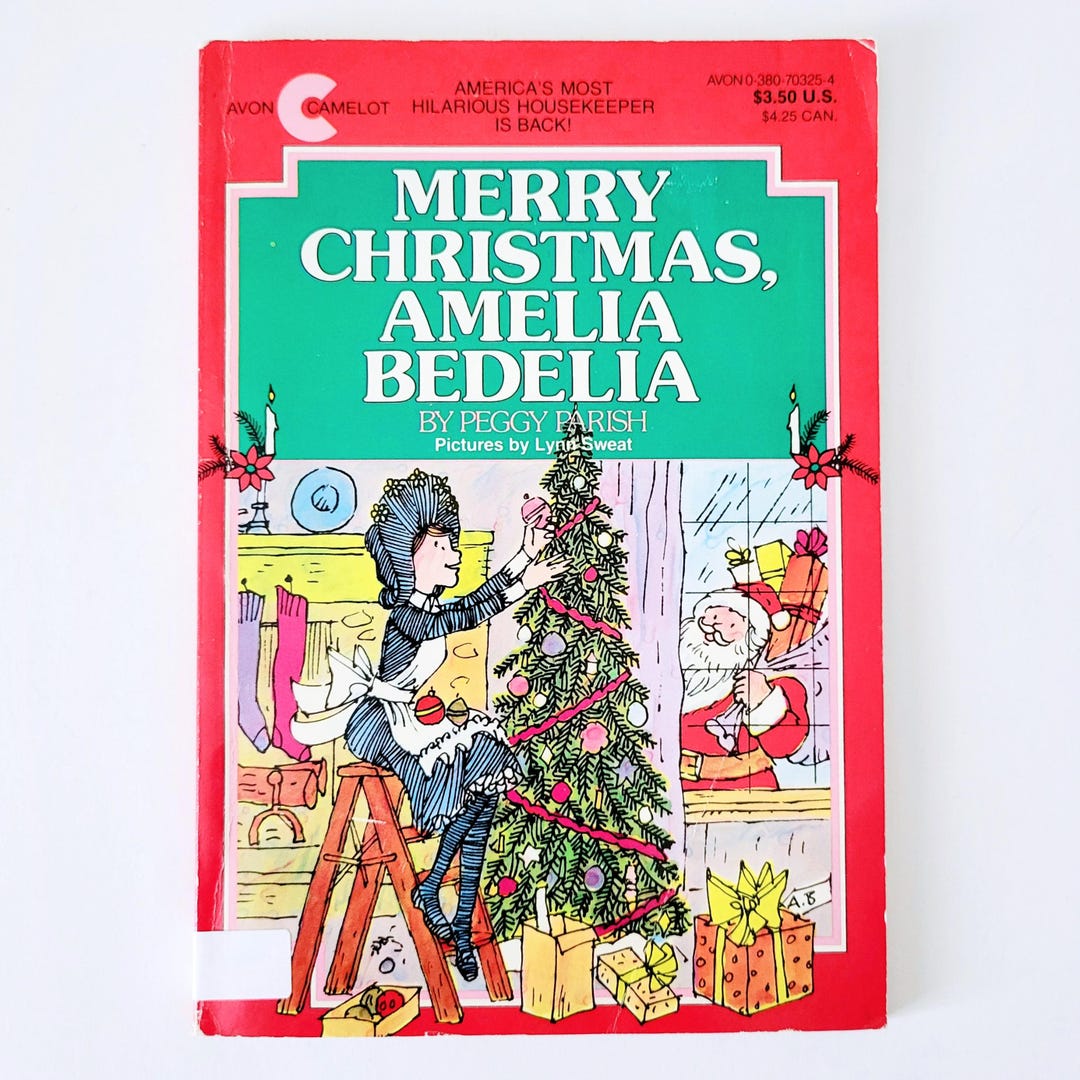 Merry Christmas Amelia Bedelia Vintage Paperback Childrens Book 1986 - Etsy