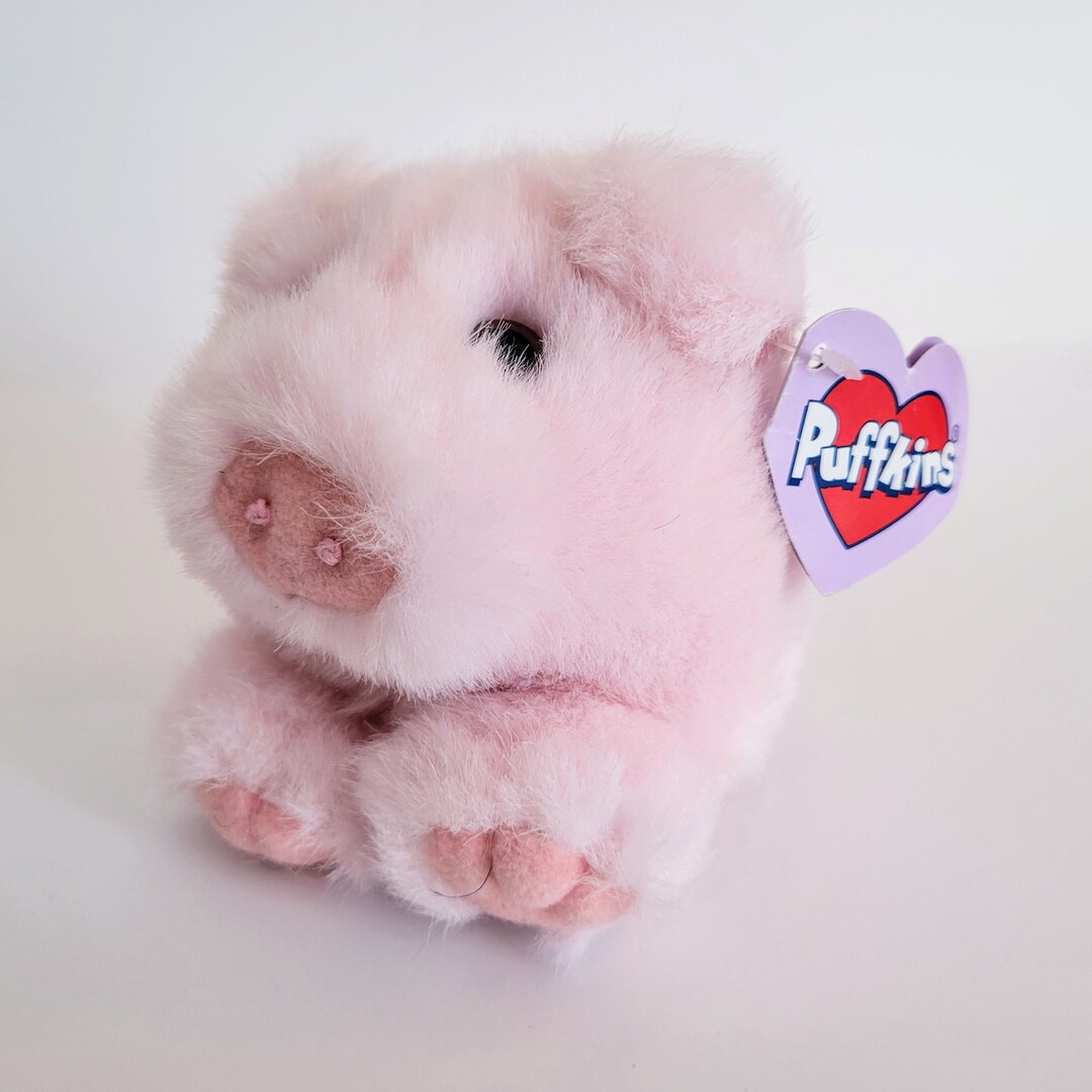Puffkins Percy the Pig Mini Plush Toy With Tags, Vintage 90s Swibco ...