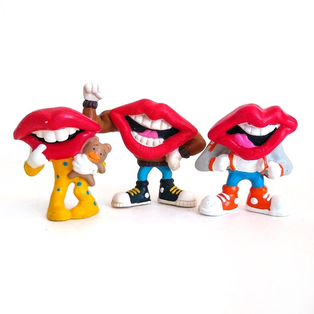 Vintage 1989 Tang Hot Lips Applause PVC Figures, Lot of 3, General ...