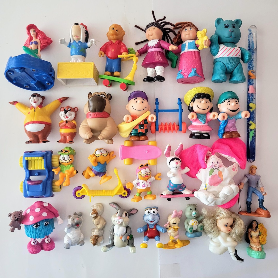 Vintage Small Toy Lot 80s 90s Berenstain Bears Peanuts Kissyfur Cabbage ...