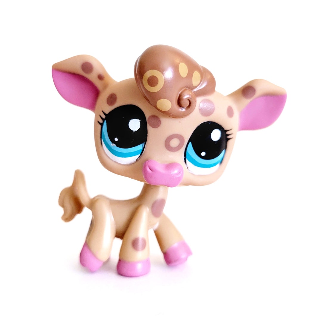 Hasbro Littlest Pet Shop Brown Spotted Cow LPS 2307 From Spots N Dots ...
