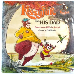 Kissyfur and His Dad 1986 Vintage Softcover Childrens Book - Etsy