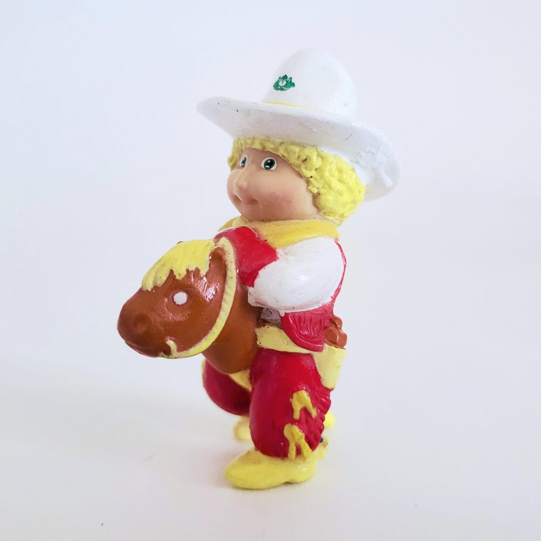 Cabbage Patch Kids Cowgirl With Stick Pony Miniature PVC Figure Toy ...