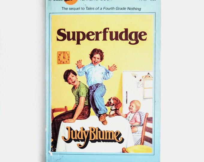 Superfudge by Judy Blume 1980 Vintage Dell Yearling Paperback Childrens ...