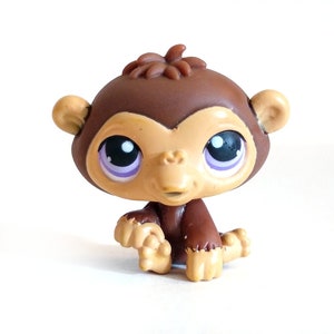 Hasbro Littlest Pet Shop LPS Chimpanzee Chimp Purple Eyes 359 - Etsy