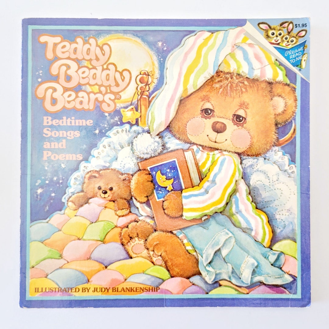 Teddy Beddy Bears Bedtime Songs and Poems 1984 Vintage Softcover ...