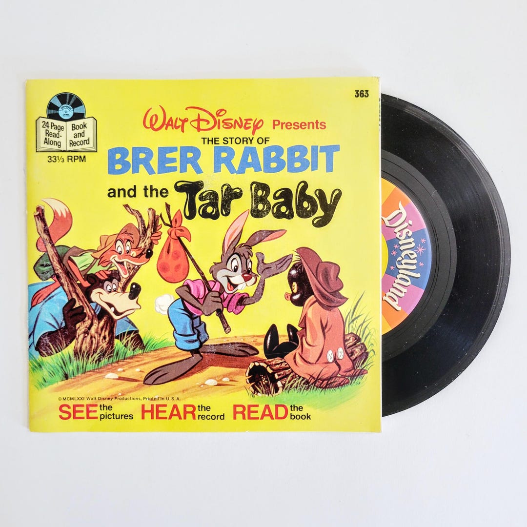 Brer Rabbit and the Tar Baby Walt Disney See Hear Read Book and Record ...