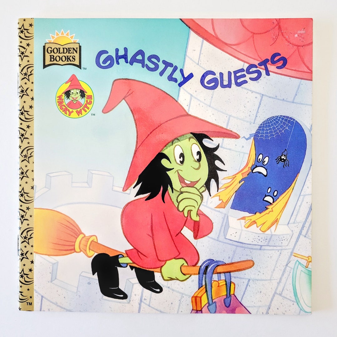 Wacky Witch Ghastly Guests 1996 Vintage Softcover Childrens Book ...