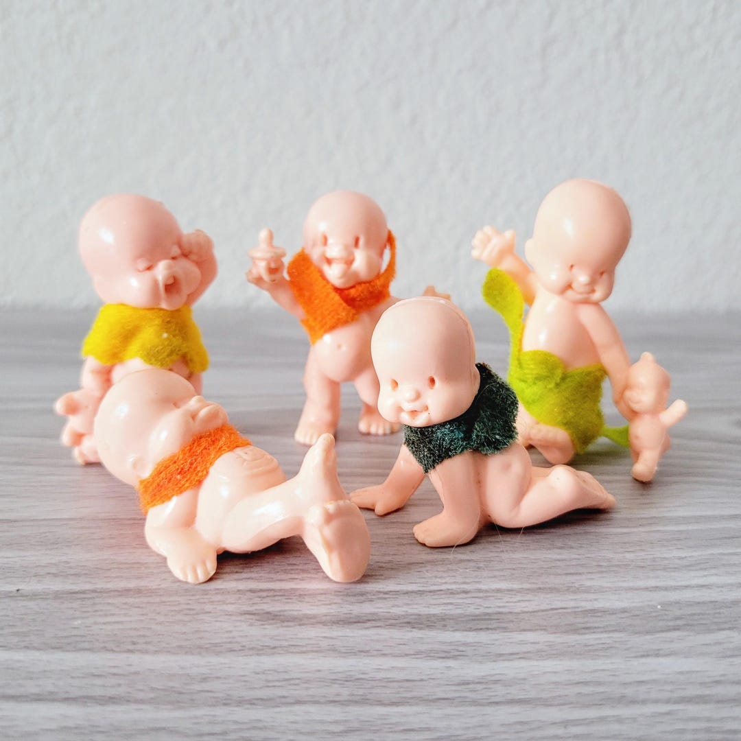 Vintage Hasbro Lil Babies Lot of 5 With Clothes, Vintage Mini Babies ...