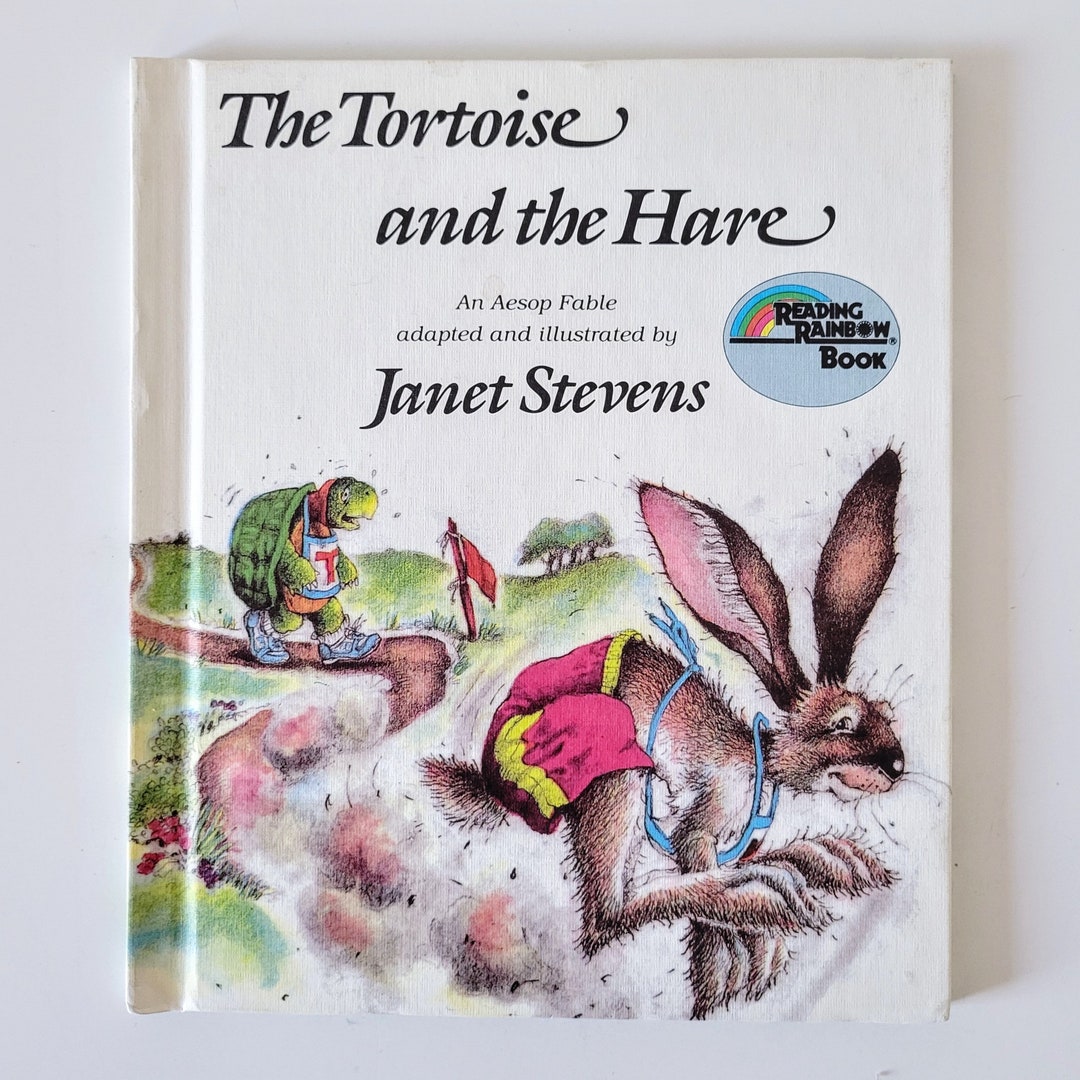 The Tortoise and the Hare an Aesop Fable Adapted by Janet Stevens 1984 Vintage Hardcover ...