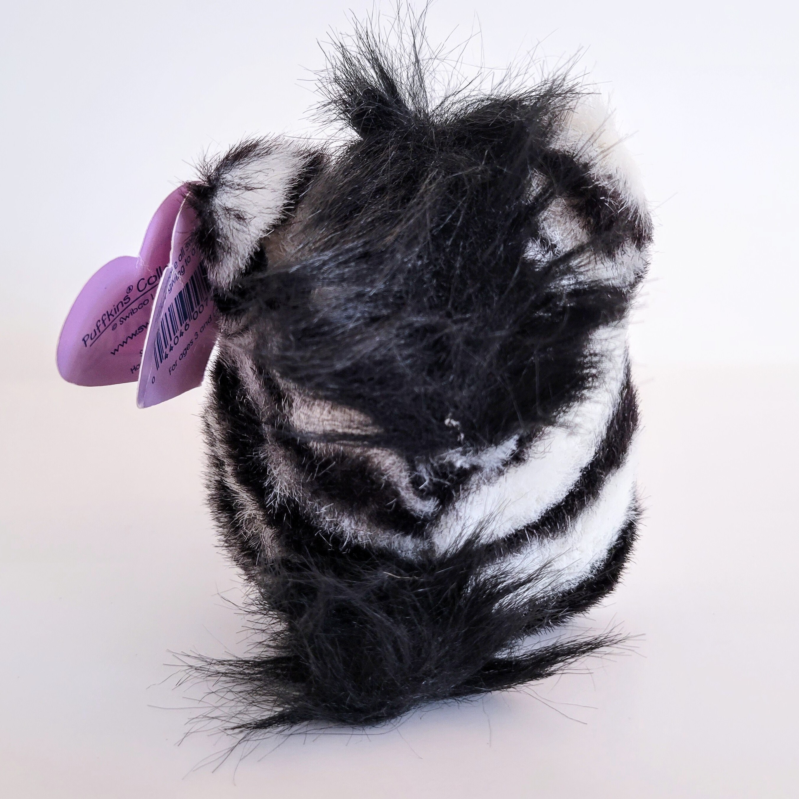 Puffkins Zack the Zebra Mini Plush Toy With Tags, Vintage 90s Swibco ...
