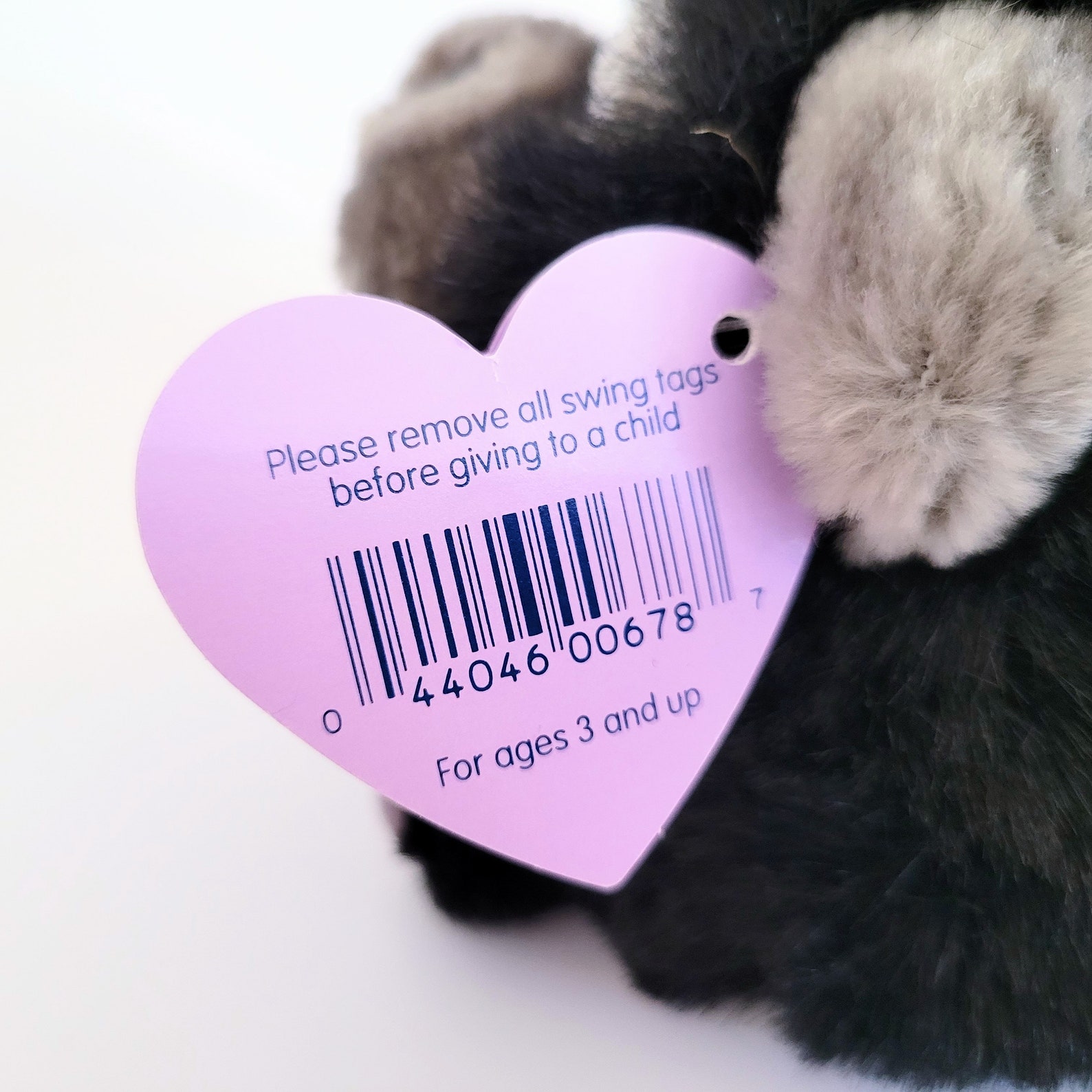 Puffkins Max the Gorilla Mini Plush Toy With Tags, Vintage 90s Swibco ...