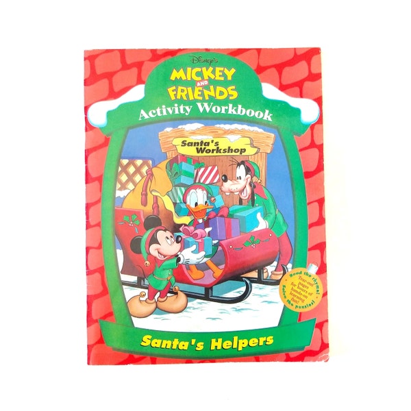 Mickey Mouse Activity Book - Etsy
