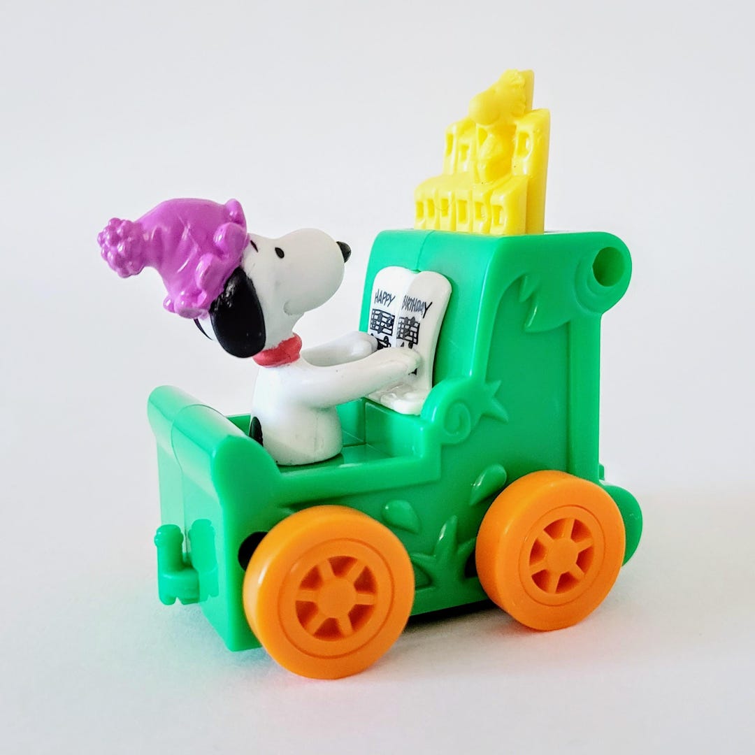 Vintage Snoopy With Pipe Organ Mcdonalds Happy Birthday Train 1994 ...