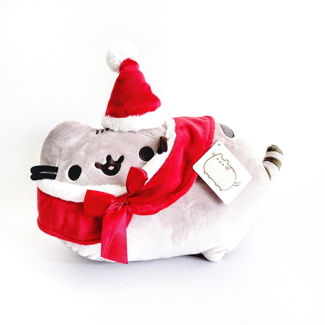 NWT Pusheen Christmas Gund Plush With Red Santa Hat and Cape 10 - Etsy