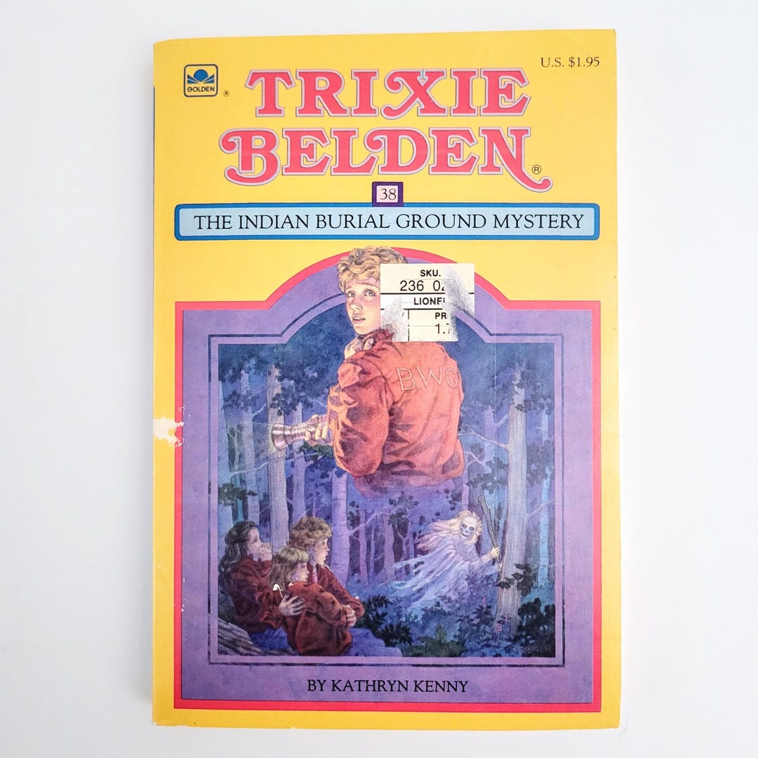 Trixie Belden the Indian Burial Ground Mystery 1985 Vintage Paperback ...