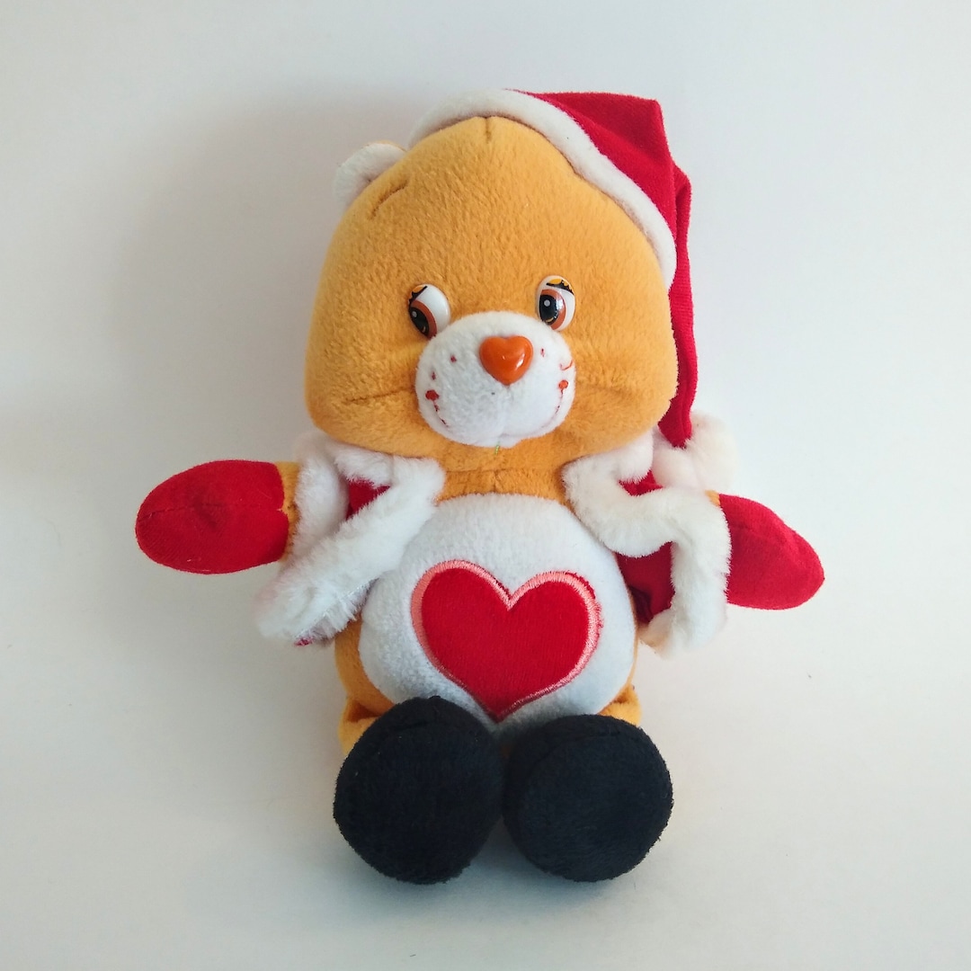 Care Bears Tenderheart Santa Bean Bag Plush, Brown Care Bear Heart ...
