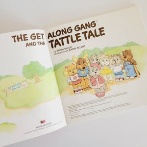 The Get Along Gang and the Tattletale 1984 Vintage Softcover Childrens Book - Etsy