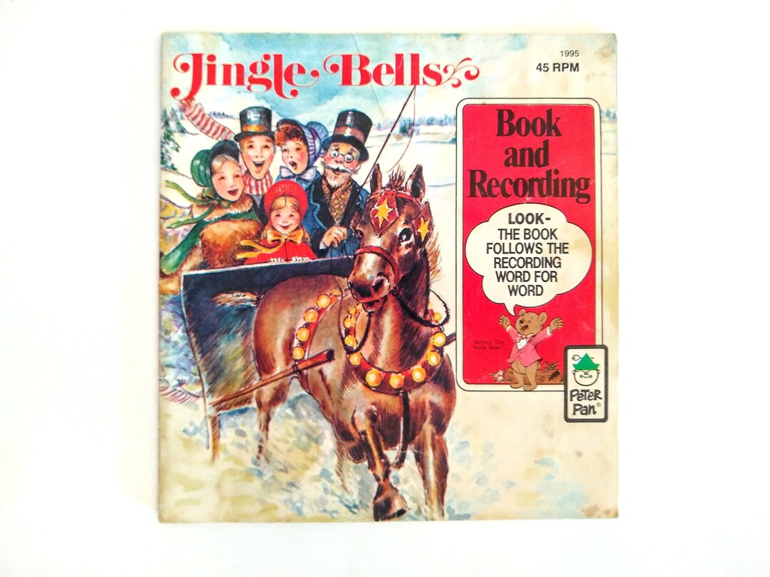Jingle Bells 1977 Vintage Softcover Book NO RECORD Peter Pan - Etsy