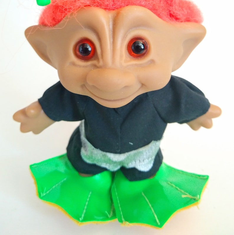 Vintage Scuba Diver Troll 4 Ace Treasure Troll With - Etsy