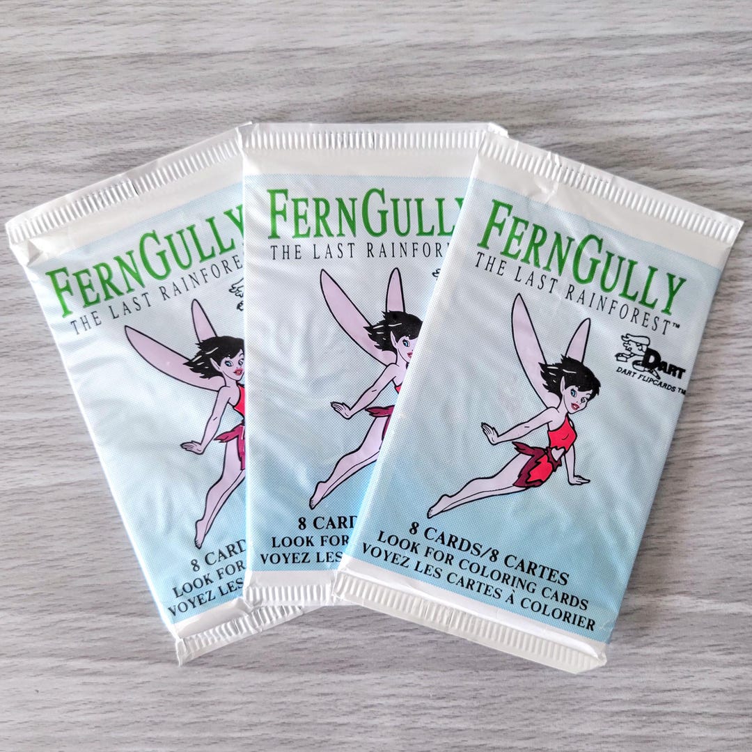 Vintage Ferngully the Last Rainforest Movie Trading Cards Set of 3 ...