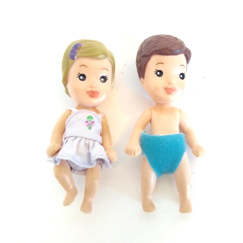 Quints Dolls Set of 2 Boy and Girl in Diaper and Dress MGA - Etsy