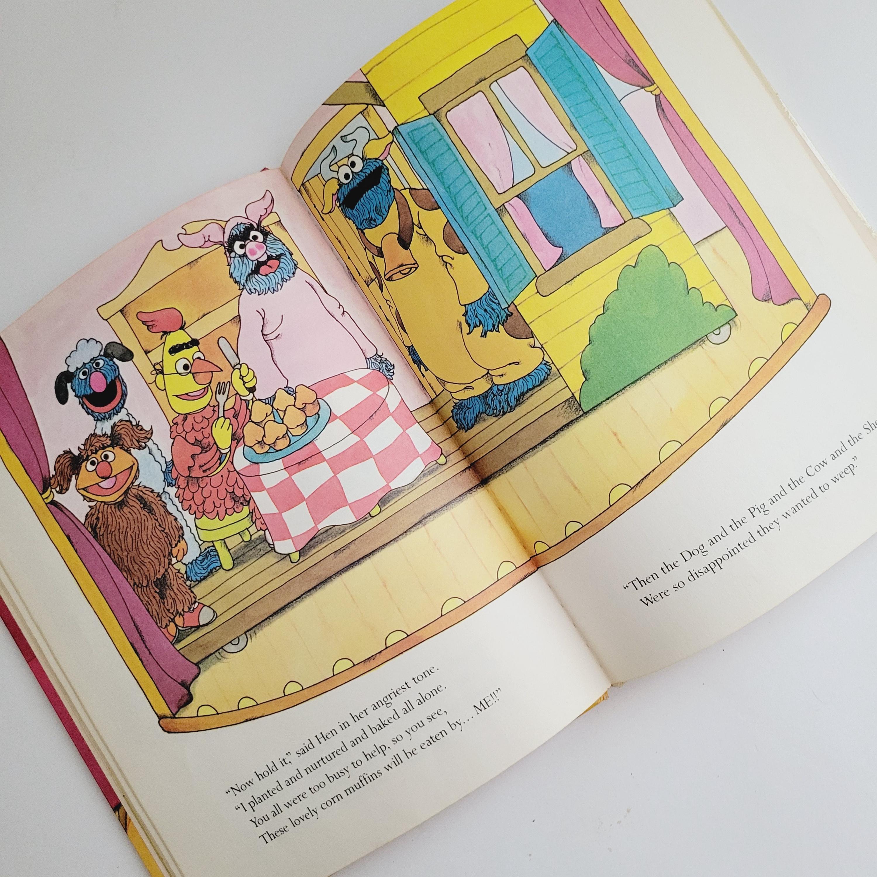 Sesame Street the Little Red Hen 1981 Vintage Hardcover Childrens Book ...