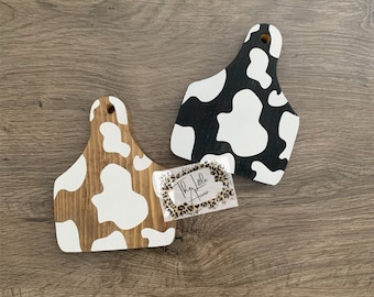 Wood Cow Tags - Etsy