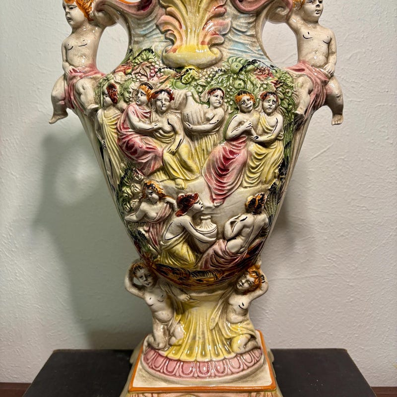 Capodimonte Urn - Etsy