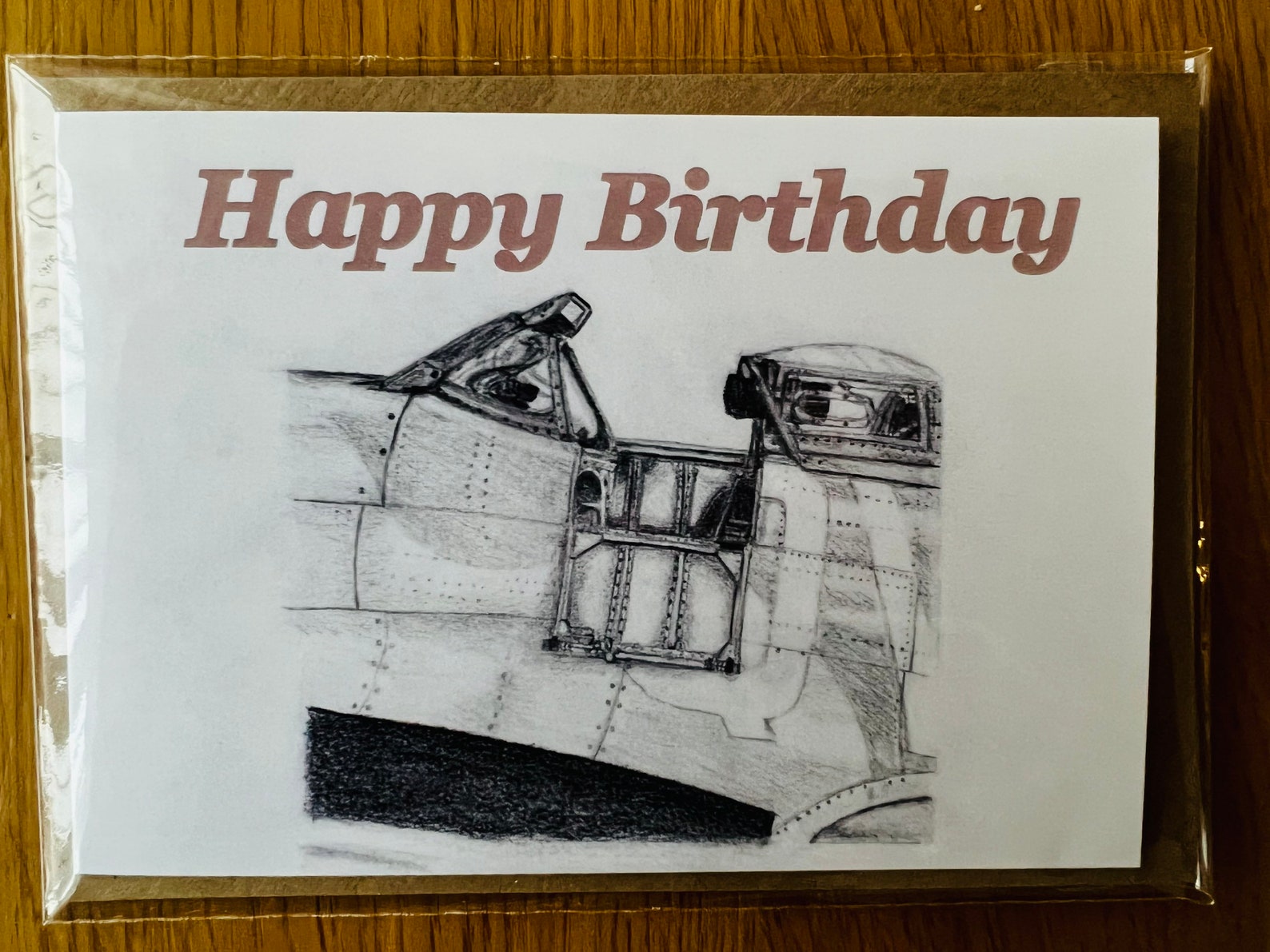 Birthday Spitfire Card / Birthday Ww2 Plane Card / Aviation Art ...
