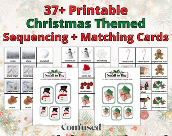Christmas Preschool Printable TRACING CUTTING ACTIVITIES - Etsy